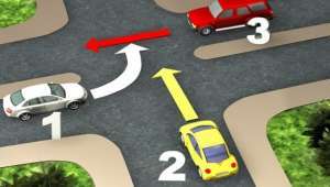 Flashcards - USAREUR Right of way Questions Driving test